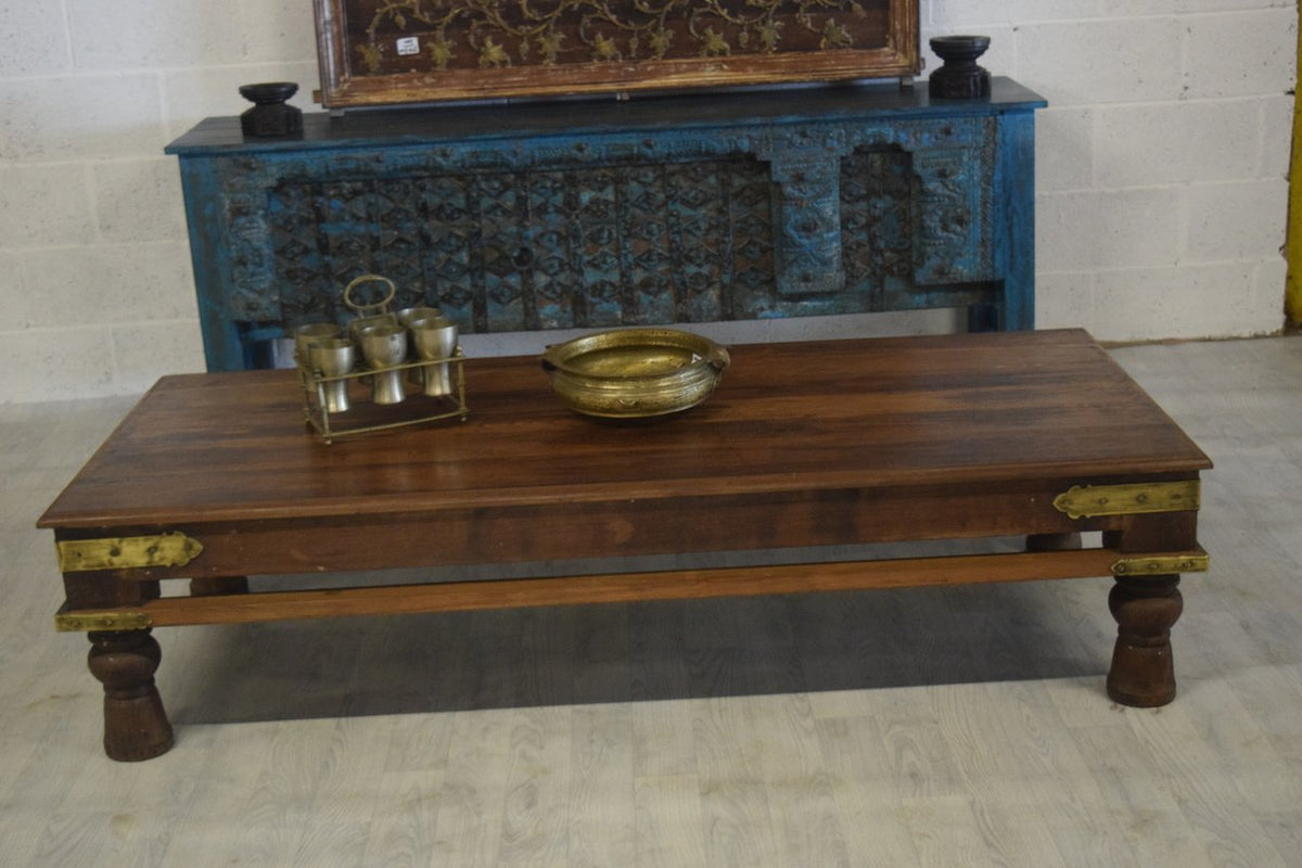 WOODEN TAKHAT TABLE – Aarna Handicrafts
